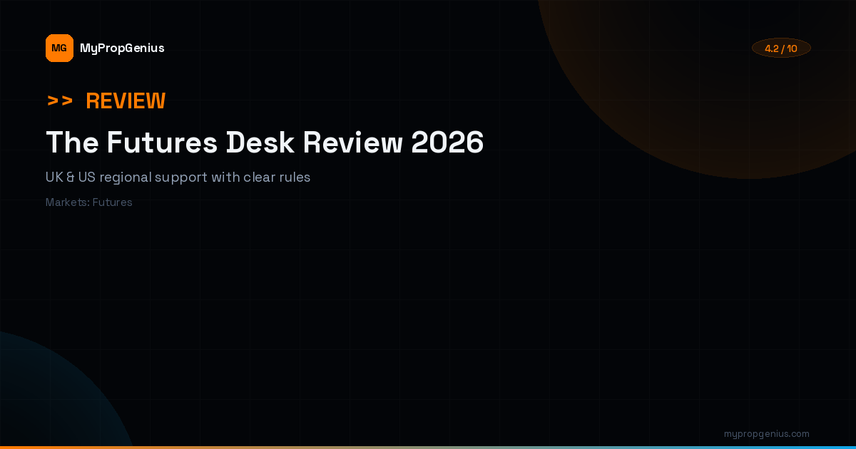 The Futures Desk Review 2026 | MyPropGenius